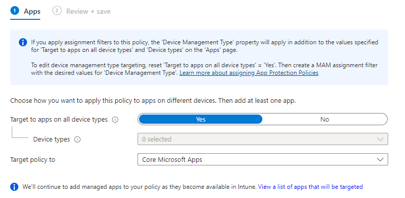 What to expect with your iOS/iPadOS that is managed by a MAM (App Protection Policy)